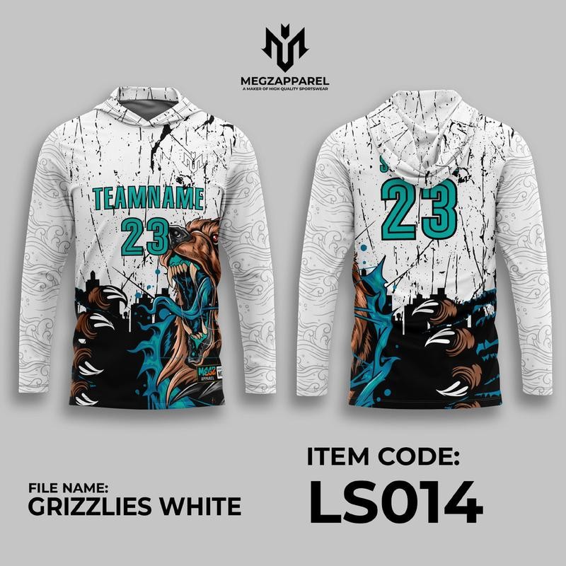 [Free Customized Name and Number]MEGZ LS014 Basketball Warmer Hoodie ...