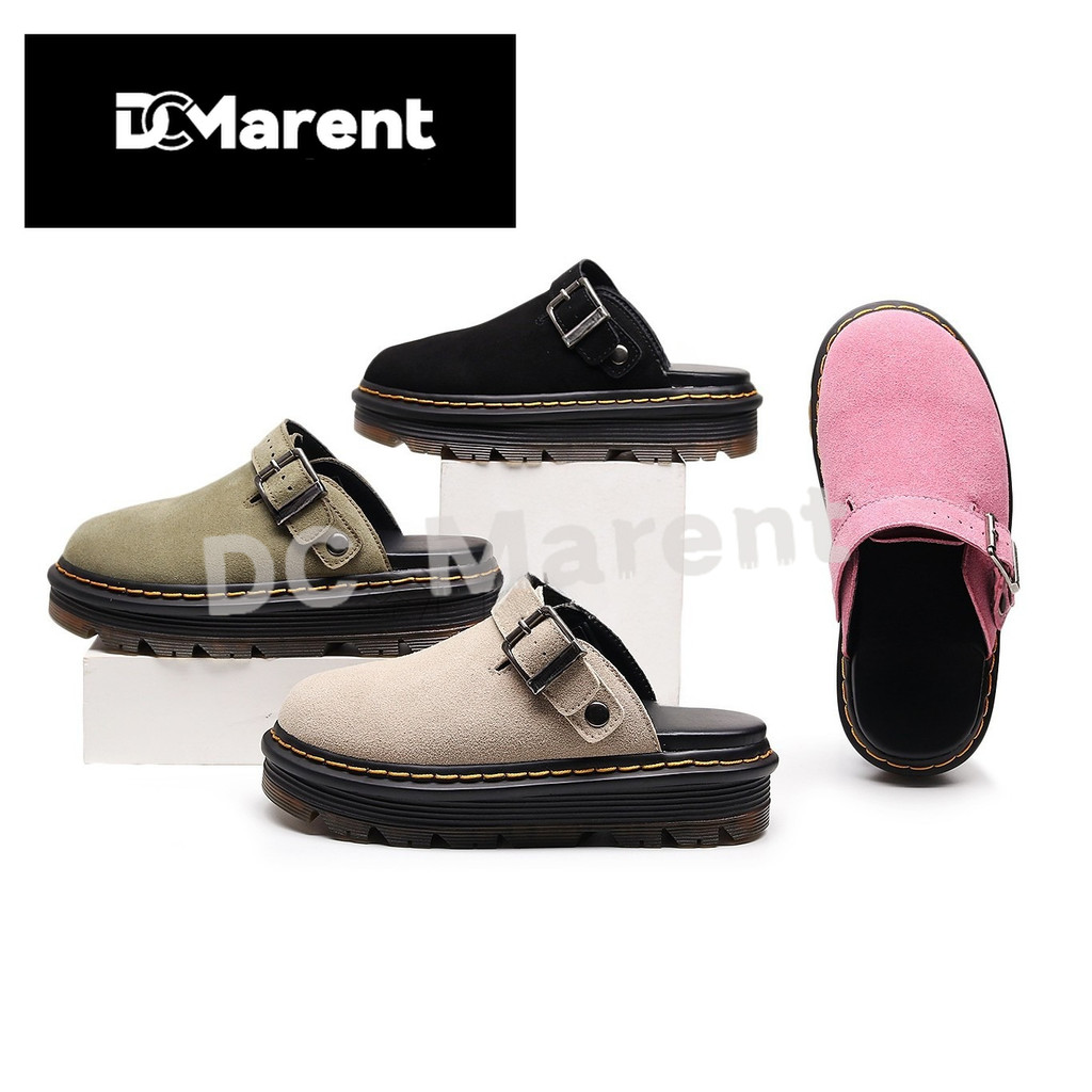 DC Marent Men's Spring/Summer Half Slippers with Suede Slingback ...