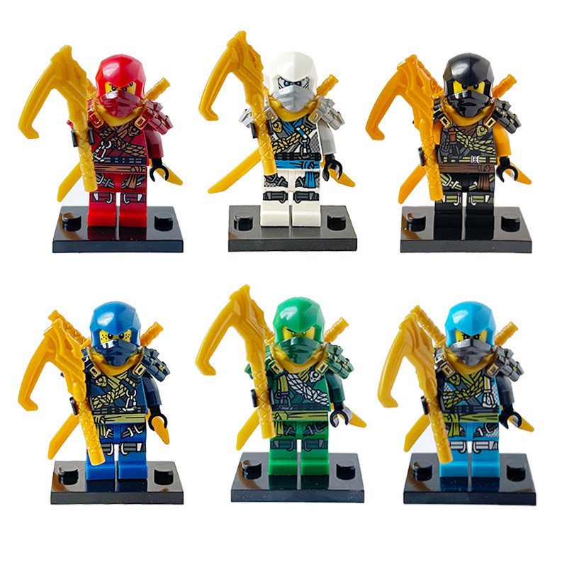 Ninja Building Blocks Dolls Dolls Small People Double-Sided Printing ...