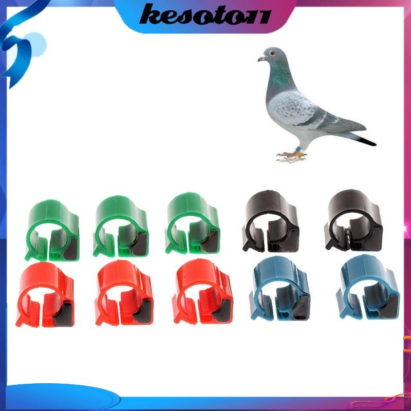 [kesoto11] 10pack Chip Tag RFID Pigeon Foot Rings Animal Tags For ...