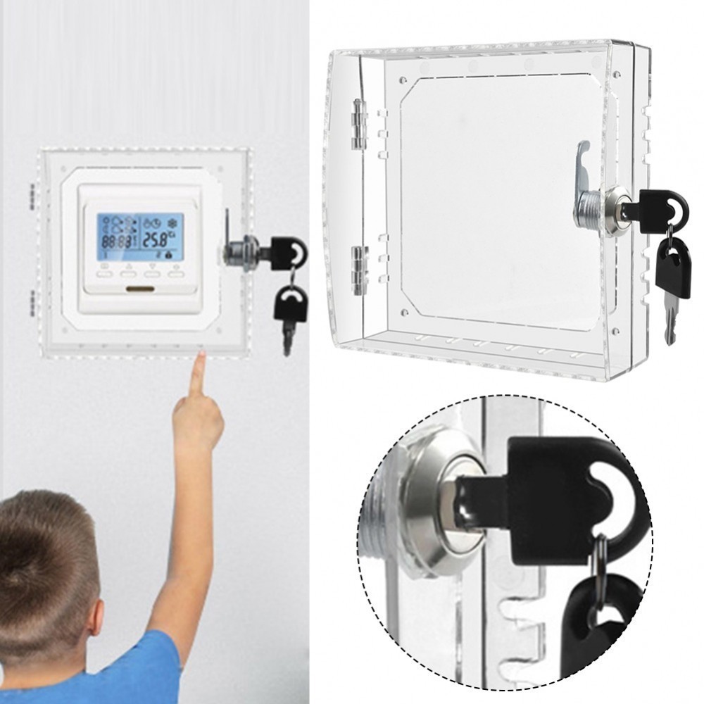 Thermostat Protection Lock Box Made of Acrylic for Security and Long ...