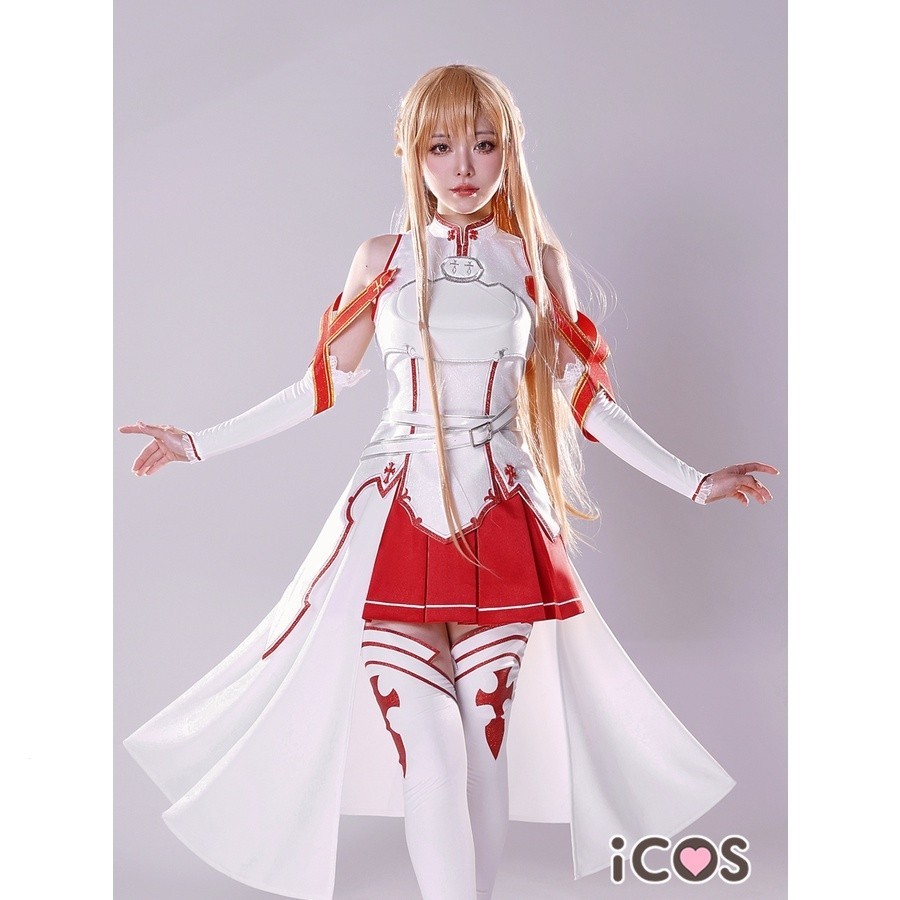 ICOS Sword Art Online cos Yuuki Asuna cosplay Anime clothing set for ...