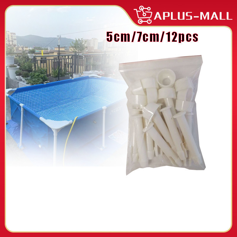 12Pcs Plastic Pool Joint Pins 5/7cm Swimming Pool Plastic Connector ...