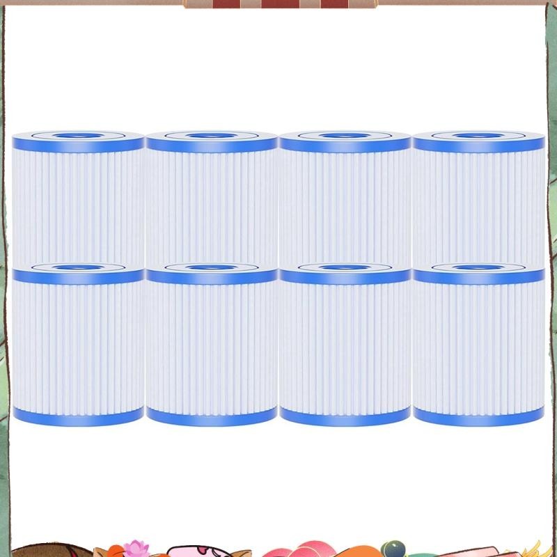 8 Pack Pool Filter H for Intex 29007E Type H Pool Filter Cartridge, 330 ...