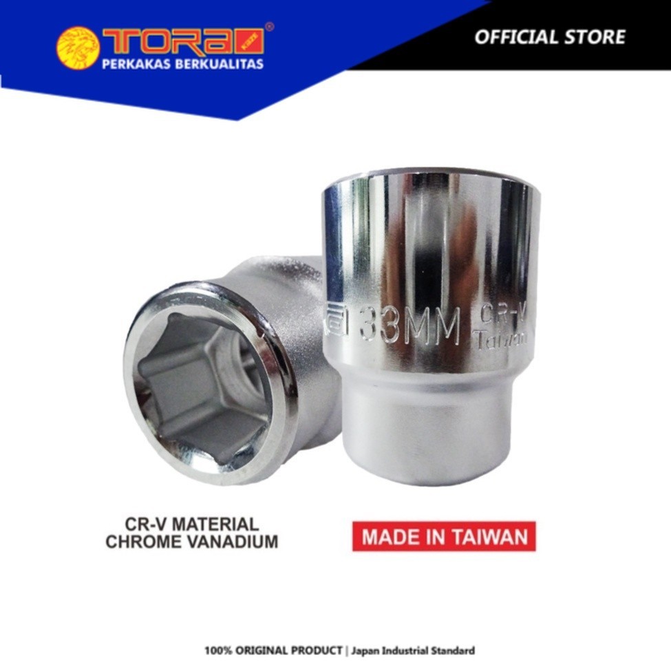 MATA Tora Socket Eye 33 mm 3/4 DR 6 PT - Shock Key Eye - Socket Hand ...