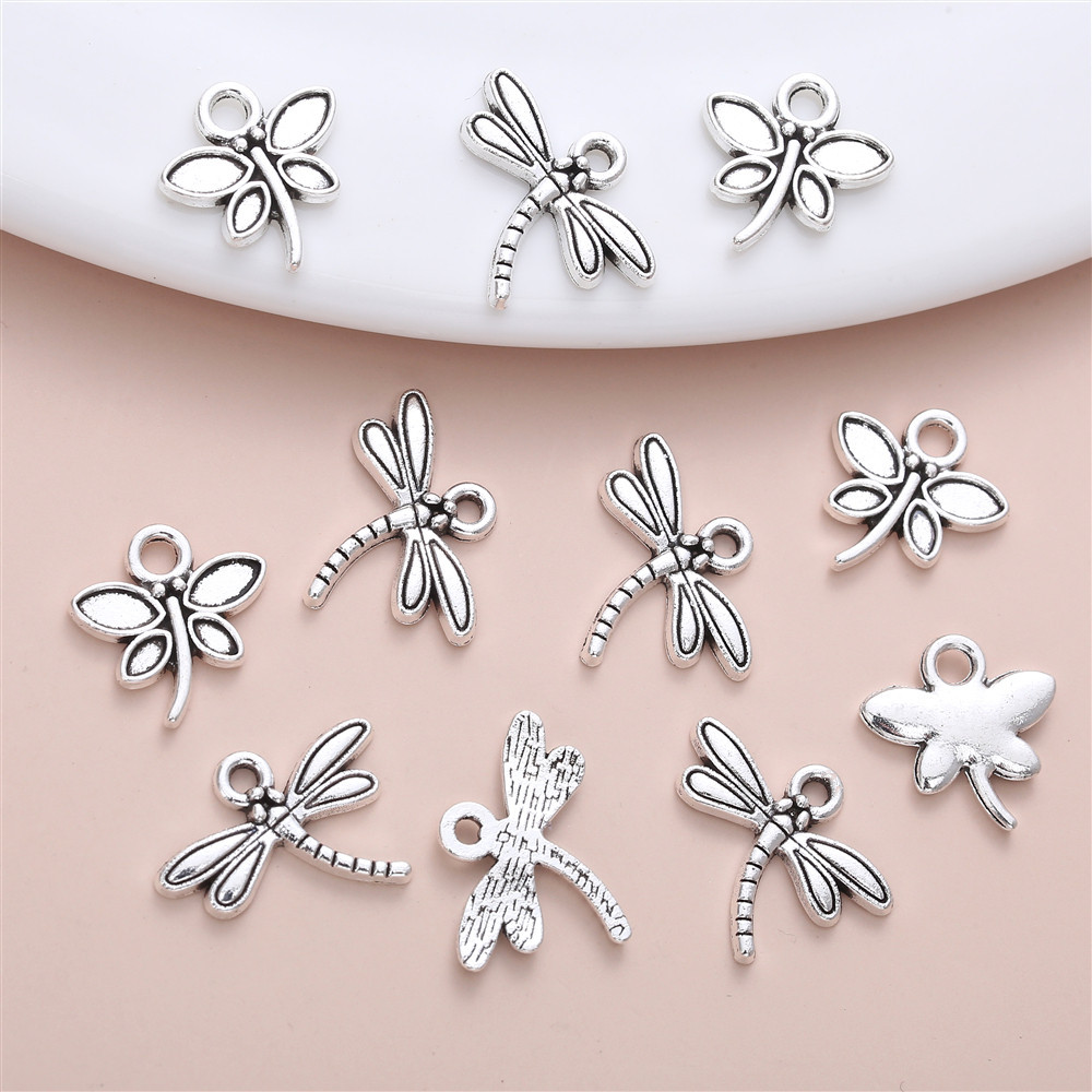 30pcs Vintage Delicate Dragonfly Charm for Women's Personalized Jewelry ...