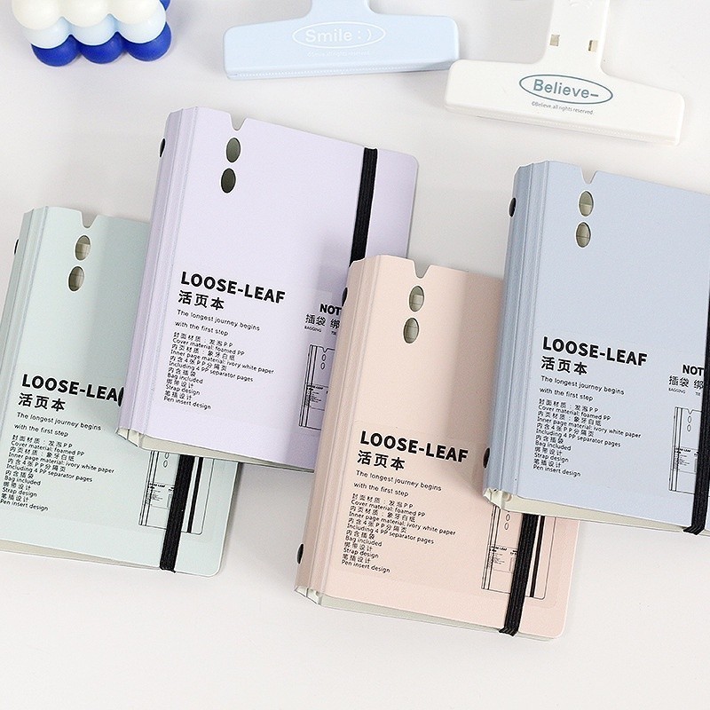 PAE Imported Japan Hard Cover Simplistic Binder with 60 pages Loose ...