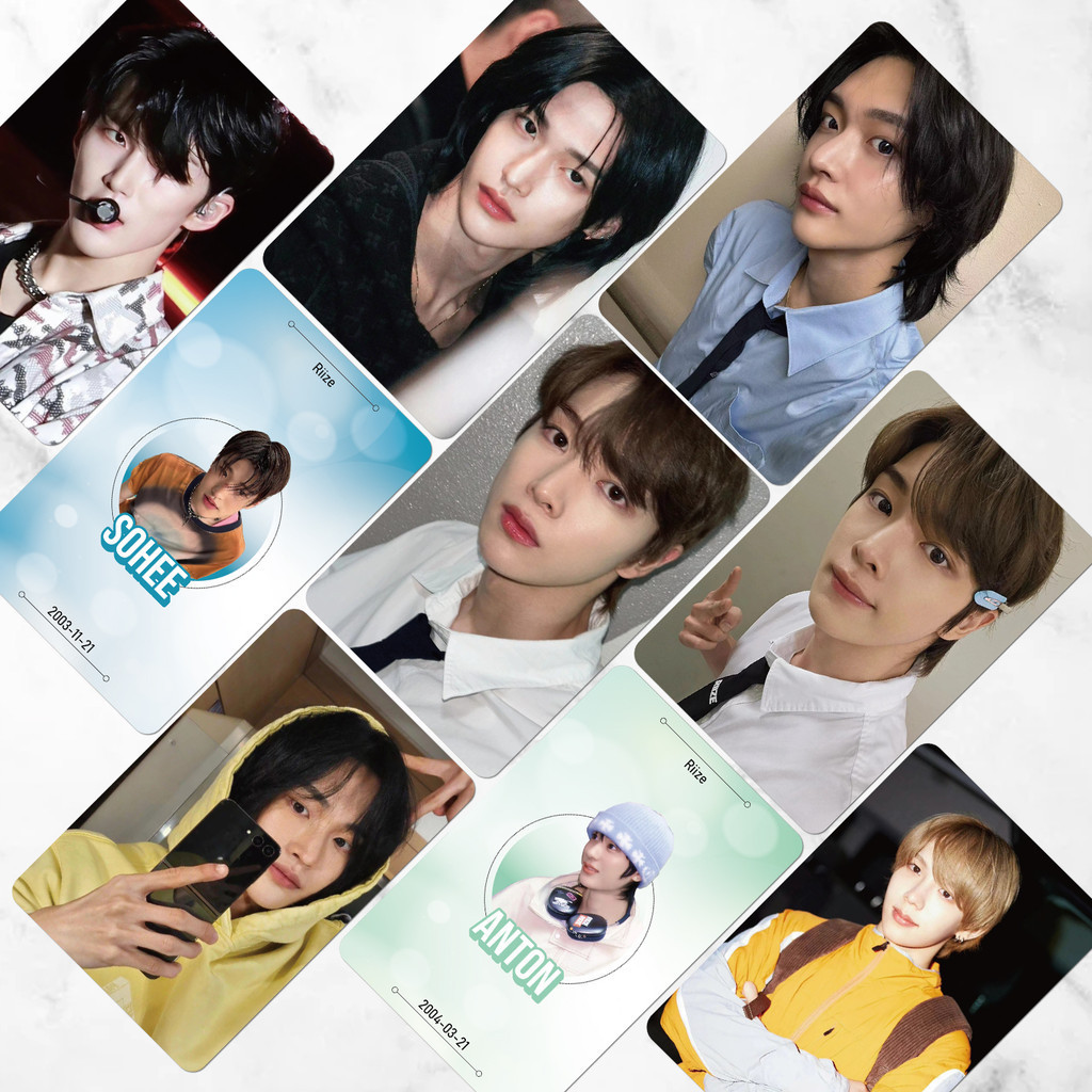 50-55pcs/box RIIZE Lomo Cards Hologram Laser Photocards SHOTARO EUNSEOK ...