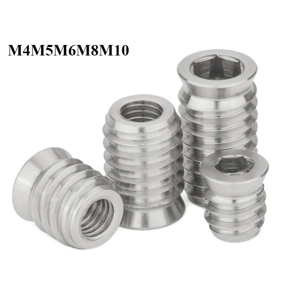 [Ready Stock] 304 Stainless Steel Inner Outer Thread Pre-Buried Nut ...