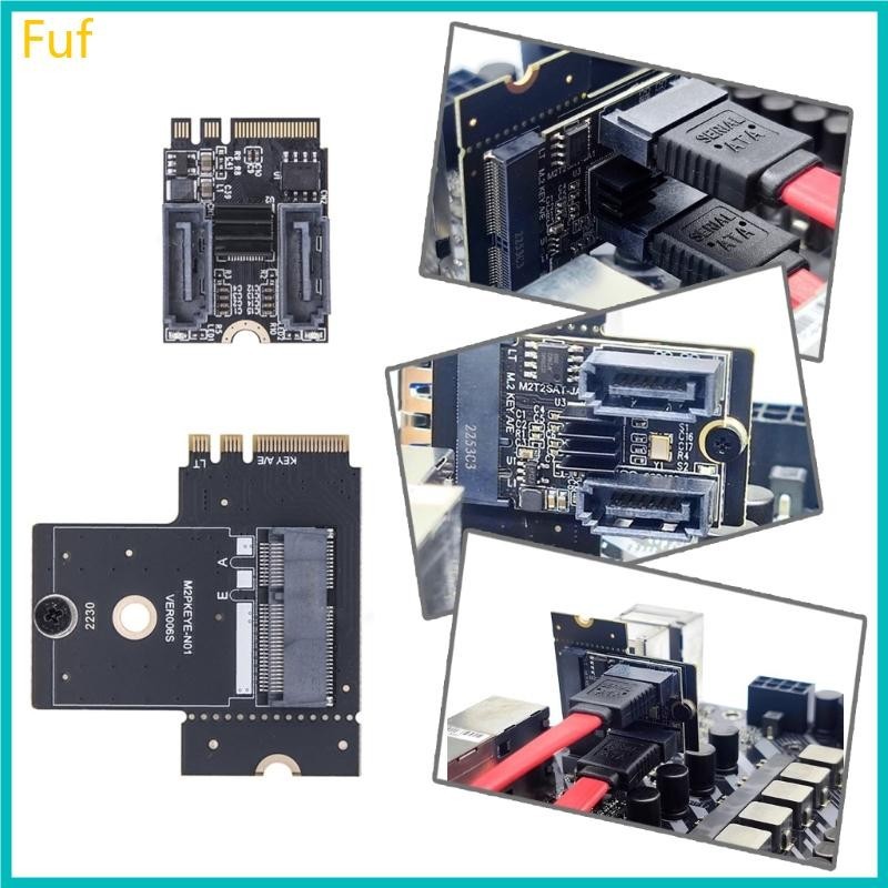 Fuf M 2 NGFF Key A PCIE to Double SATA3 0 Adapter for SSD 6Gbps ...