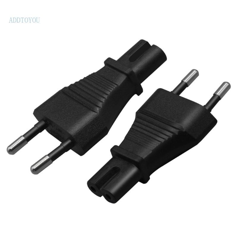 【3C】 EU 2 Pin to IEC320 C5 C7 Adapter 2 Prong Laptop Power Plugs ...