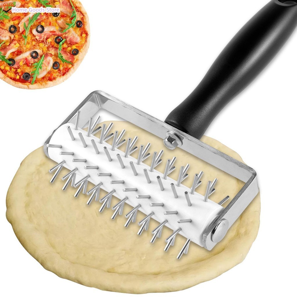 Pizza Dough Docker Stainless Steel Pizza Roller with Spikes ...