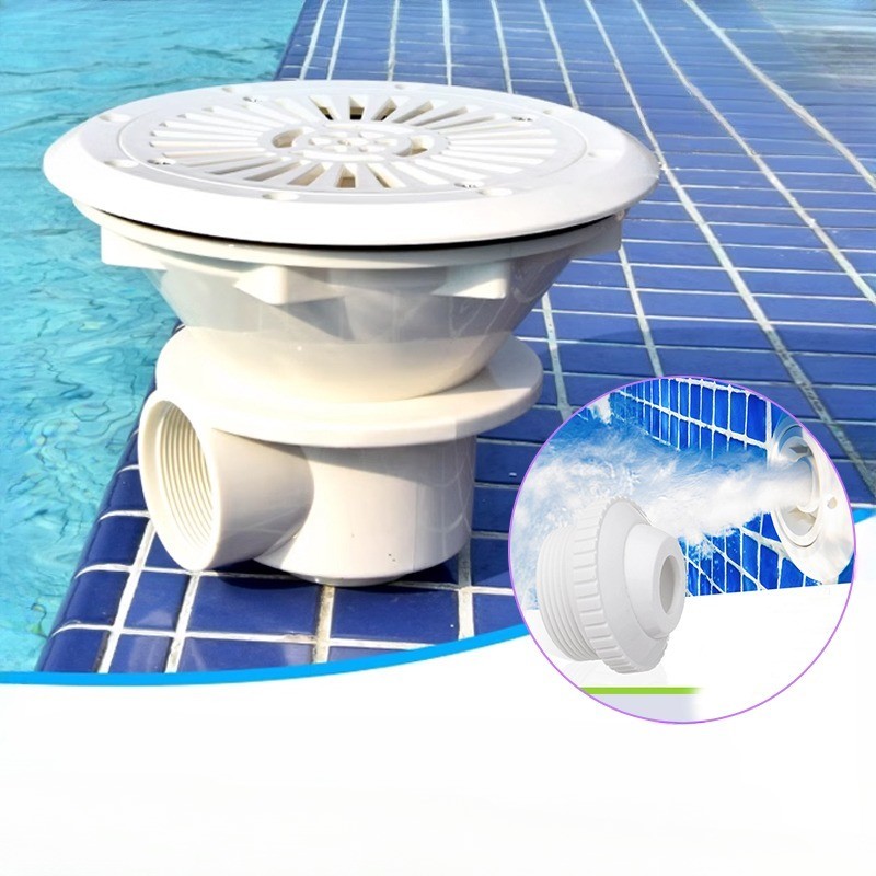 Swimming Pool Main Drain Floor 8 Inch Reinforced Suction White Pool ...