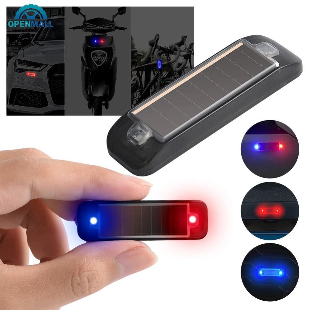 OPENMALL Car Solar Energy Warning Light LED Flashlight Indicator In ...