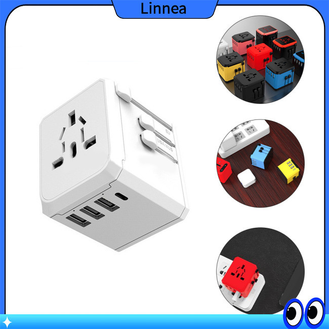 Linnea Universal Travel Adapter, International Power Plug Adapter With ...