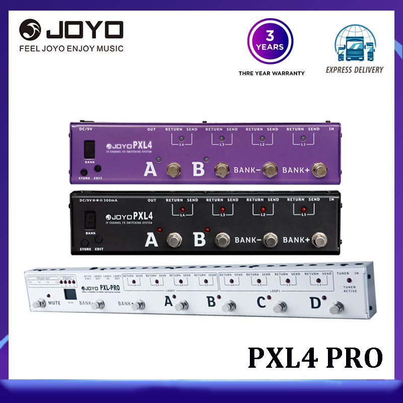 JOYO PXL4 PRO electric Guitar LIVE single effect box programming ...