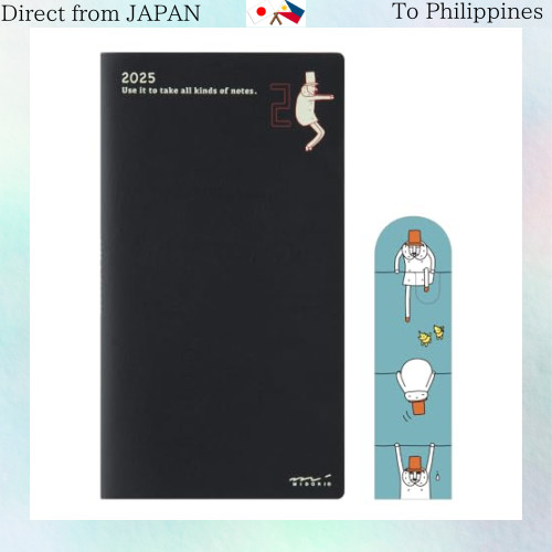 Midori Pocket Diary Notebook 2025 Slim Monthly Limited Edition with ...