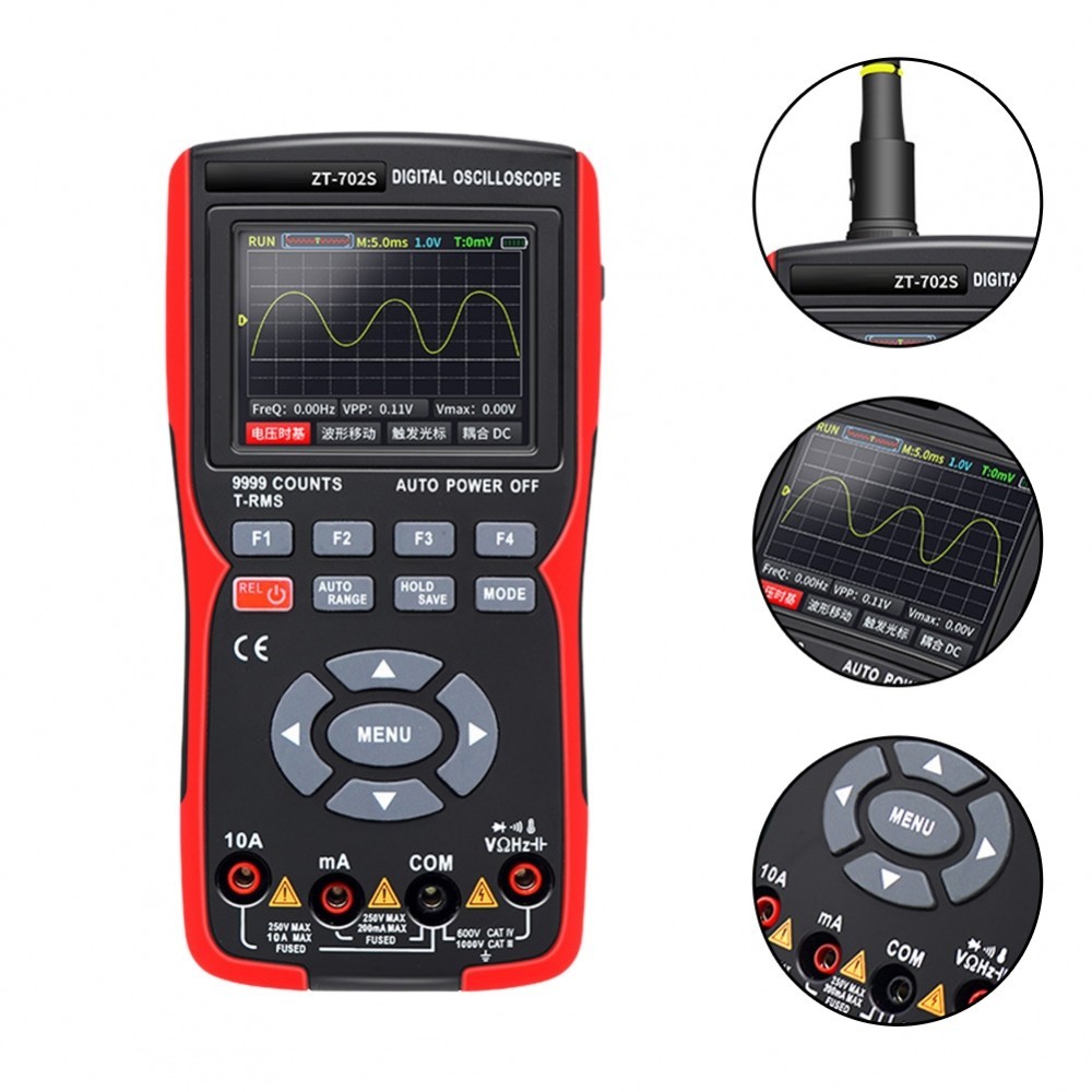 【shopee】Handheld Oscilloscope & Multimeter with Automatic Waveform ...