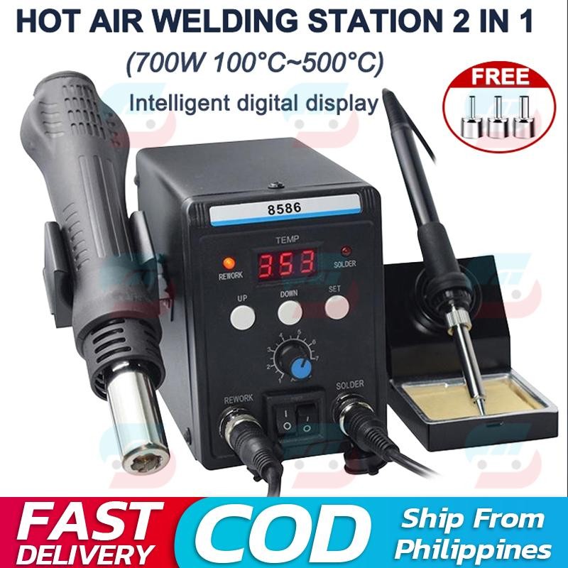 Rework Soldering Station Hot Air Blower Desoldering Tool (SMD/BGA ...