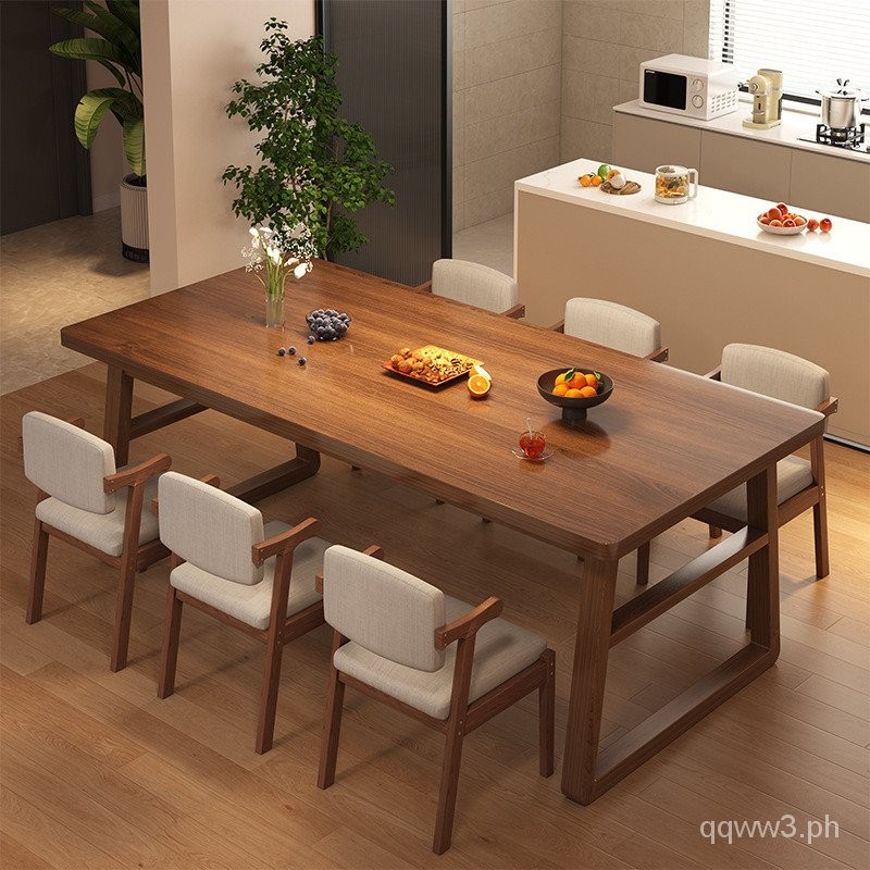 Dining Table Household Long Table Large Board Table Small Apartment ...