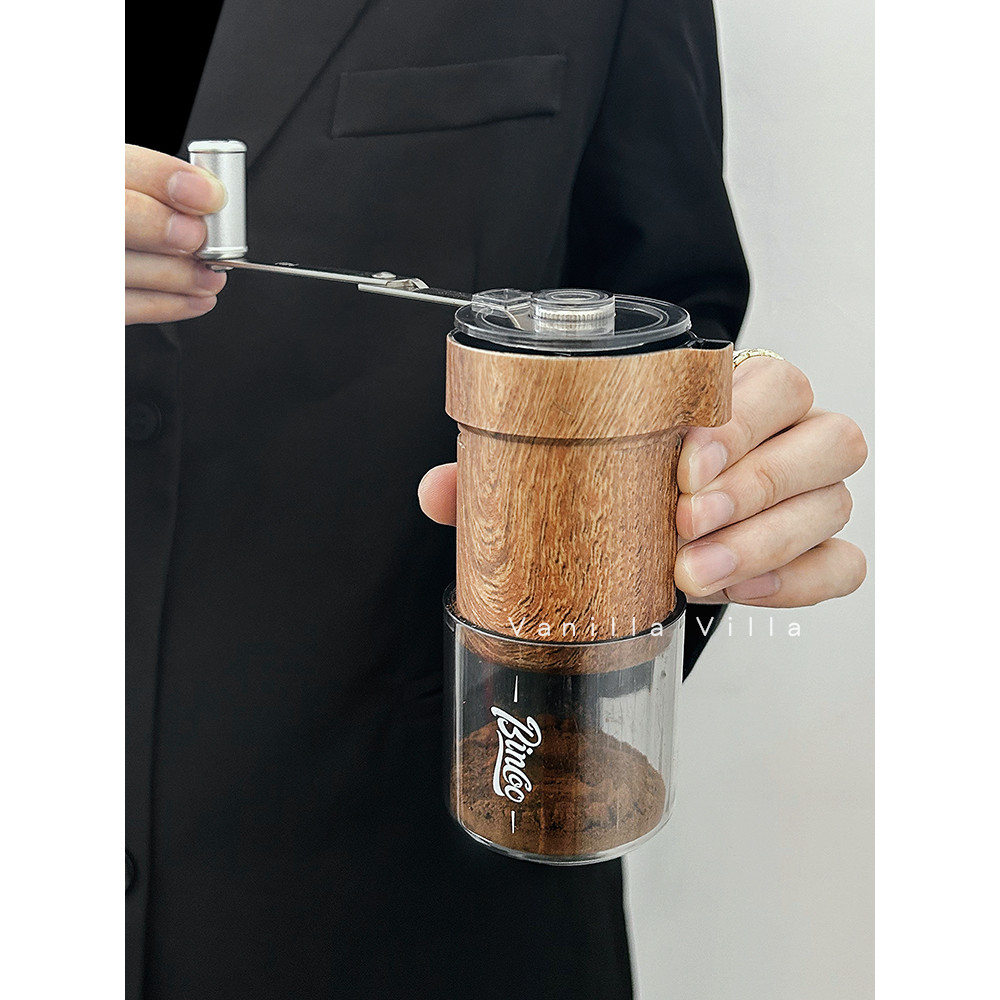 Coffee Grinder Manual Mini Portable Small Outdoor Hand-Cranked Steel ...