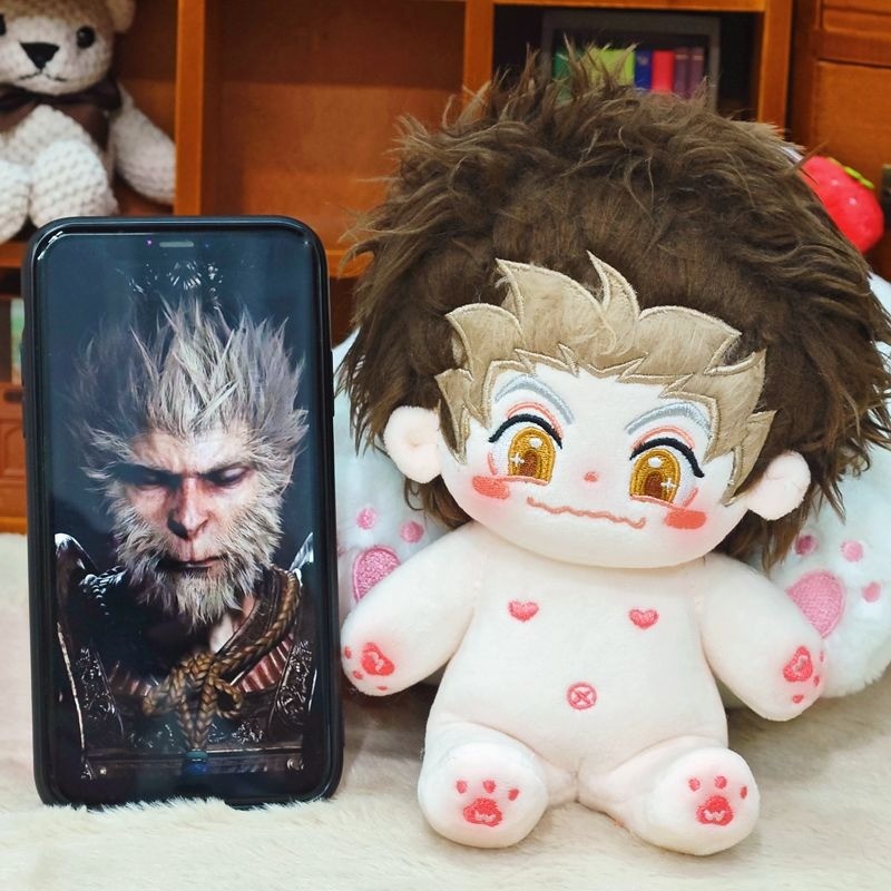 20cm Black Myth Wukong Attribute China's First 3A Game Plush Doll Cute ...
