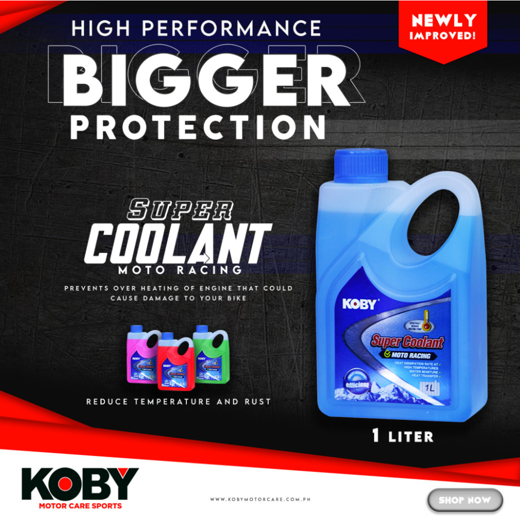 Koby Super Coolant Moto Racing 1 Liter | Shopee Philippines