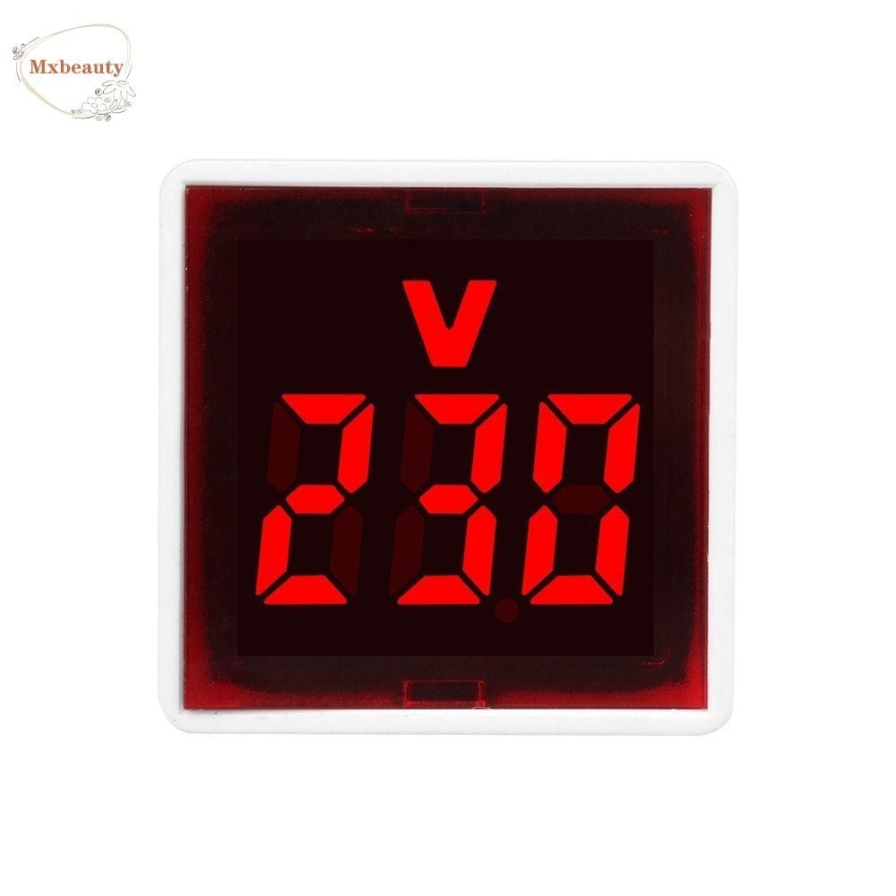 MXBEAUTY Digital AC Voltmeter Indicator, Mini LED Voltage Test Monitor ...