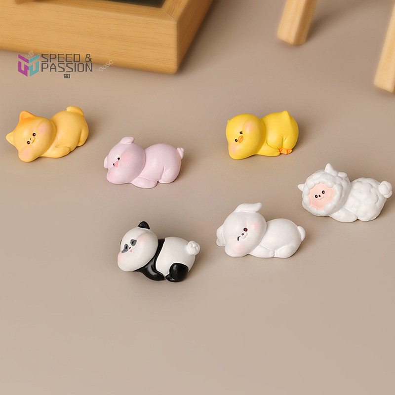 Speed Mini Luminous Lying Down Animals Ornament Cartoon Bear Rabbit Cat ...