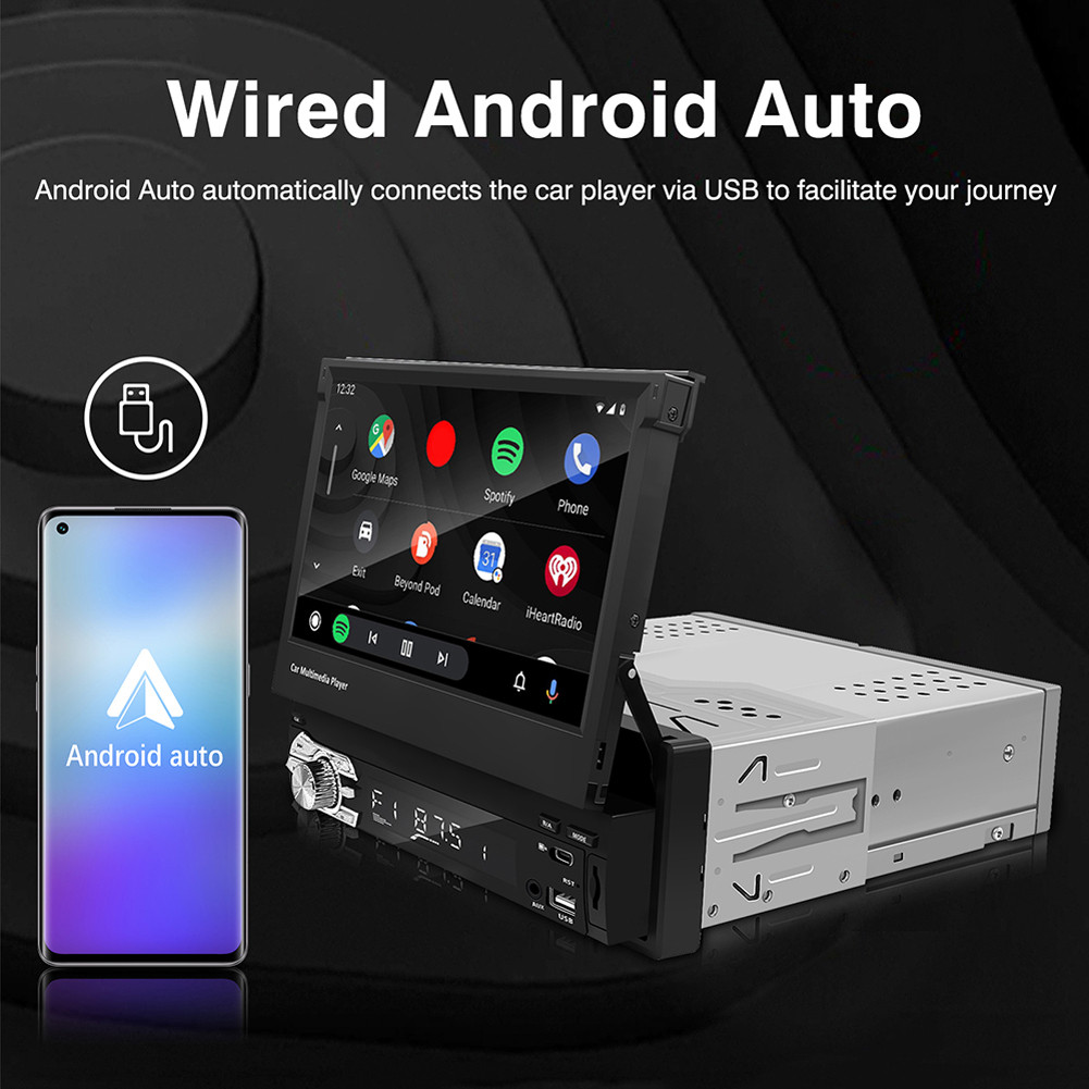 7 Inch Audio Stereo MirrorLink Car MP5 Player HD Touch Screen CarPlay ...
