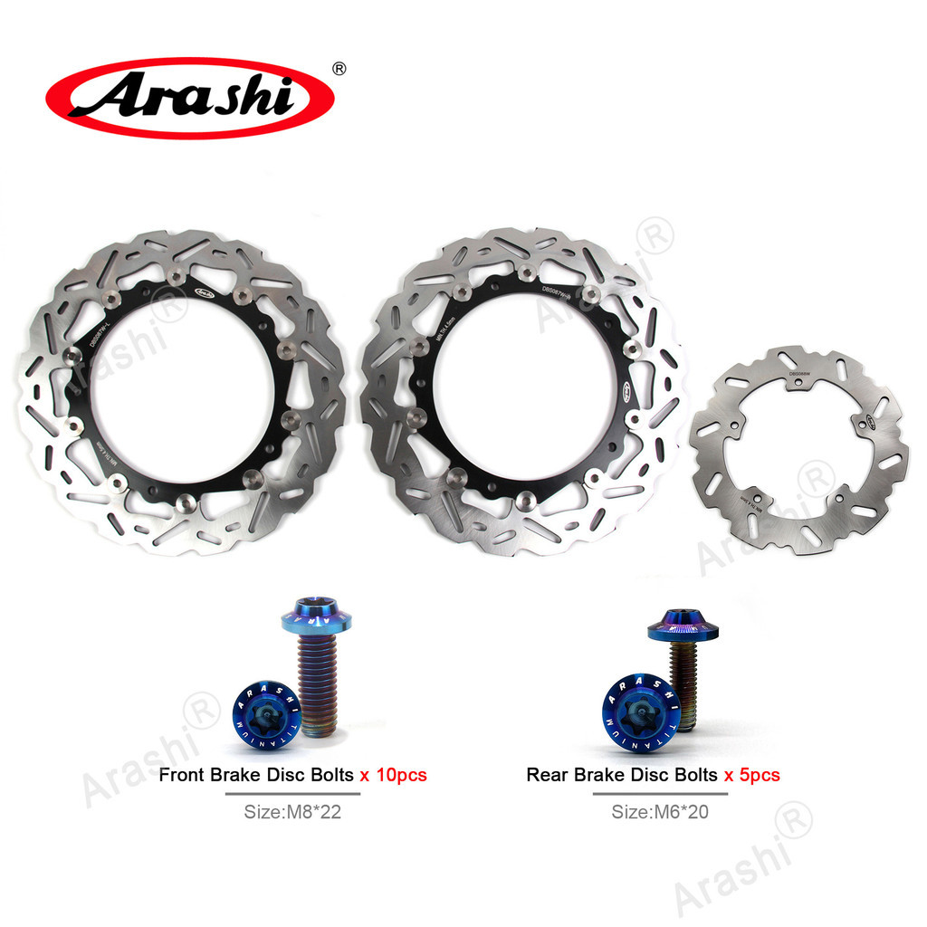 Rear Brake Disc Rotor Mounting Bolts For Yamaha YZF R1 2004...