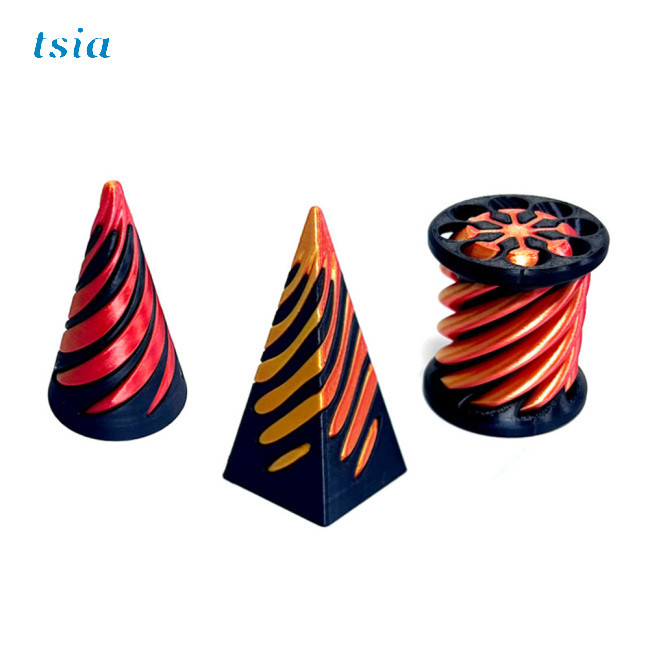G7 3D Printed Spiral Cone Toy Impossible Pyramid Passthrough Sculpture ...