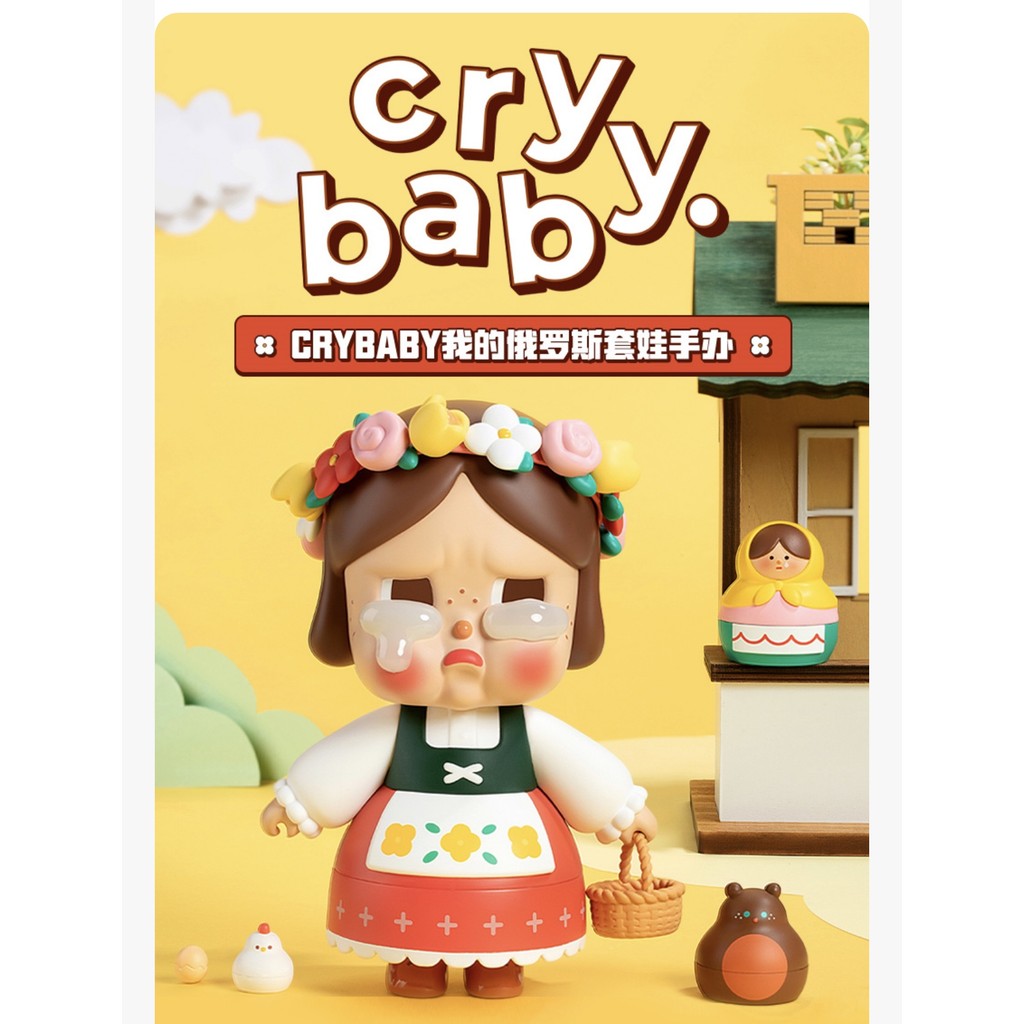[Ready Stock] POPMART CRYBABY My Russian Nanwa Series Hand-Made ...