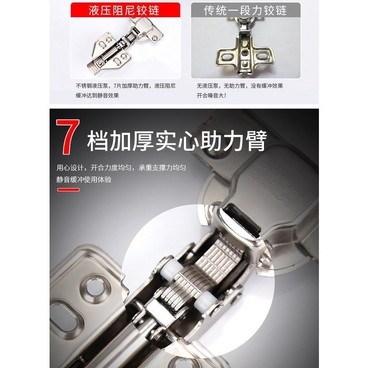 COD/304 Stainless Steel Mute Damping Hydraulic Buffer Hinge Spring ...