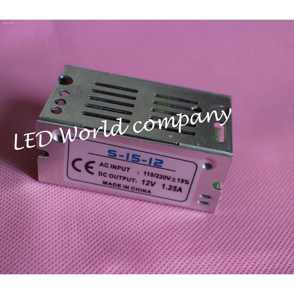 COD☆Mini size dc12v led switching power supply 12v 1.25a 15W lighting transformer power adapter ...