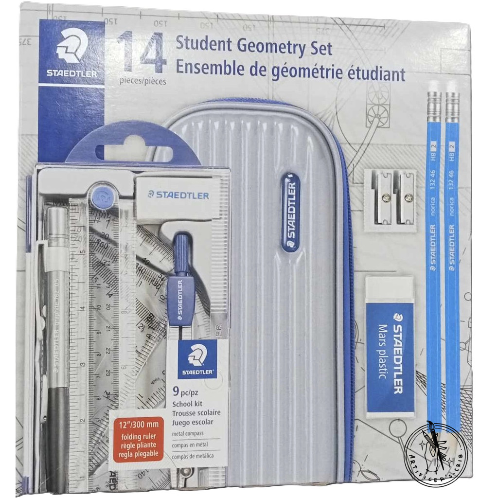 Staedtler 14 Pieces Geometry Set | Shopee Philippines