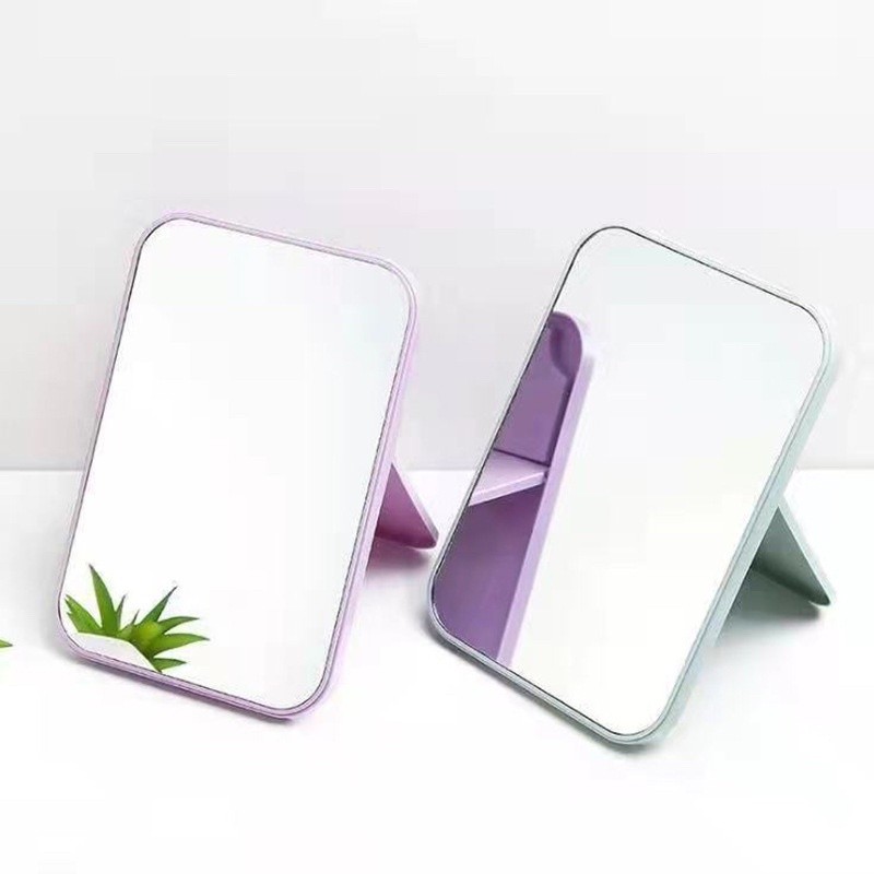 MH Small desktop vanity mirror Assorted Color Folding Mirror Cute Color ...