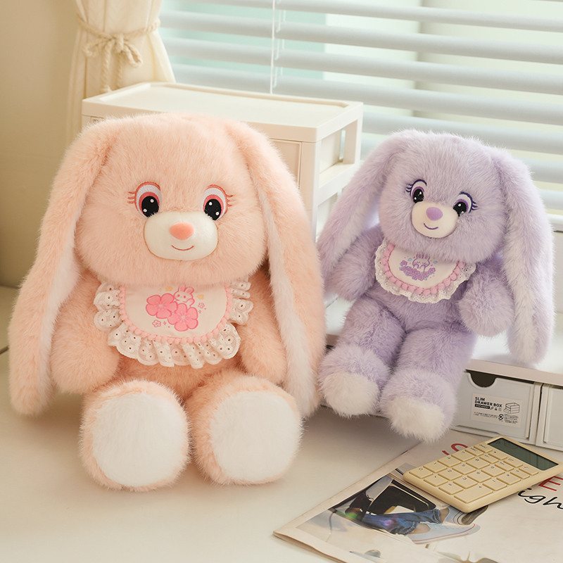 Stuffed Long Ear Rabbit Plush Toy Cartoon Bunny Stuffed Pillow Baby ...