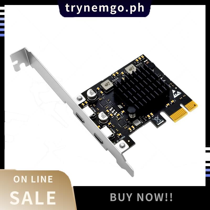 Available PCIe to Type-C PCI Express PCI-E 1X to USB3.2 Gen2 TYPE-C ...