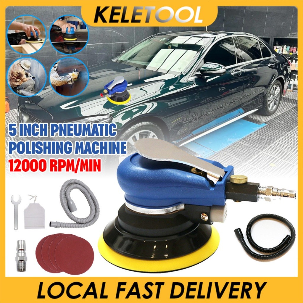 5 "Pneumatic Sanding Machine Wood/Steel Polishing Machine Sanding ...