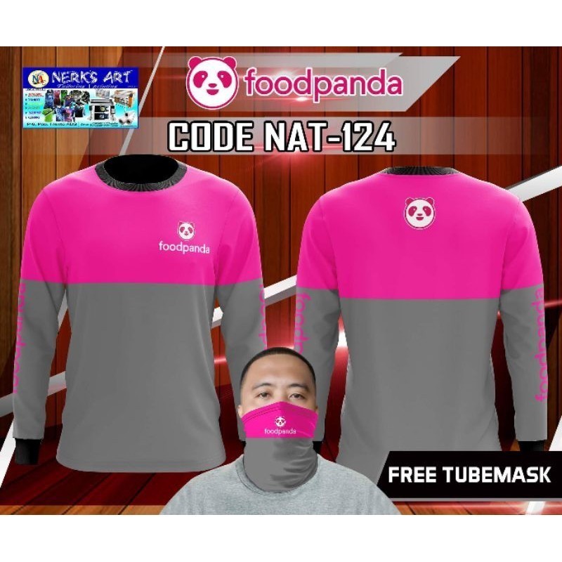 2024 FoodPanda Men's T-Shirt Long Sleeve Full Sublimation FoodPanda ...