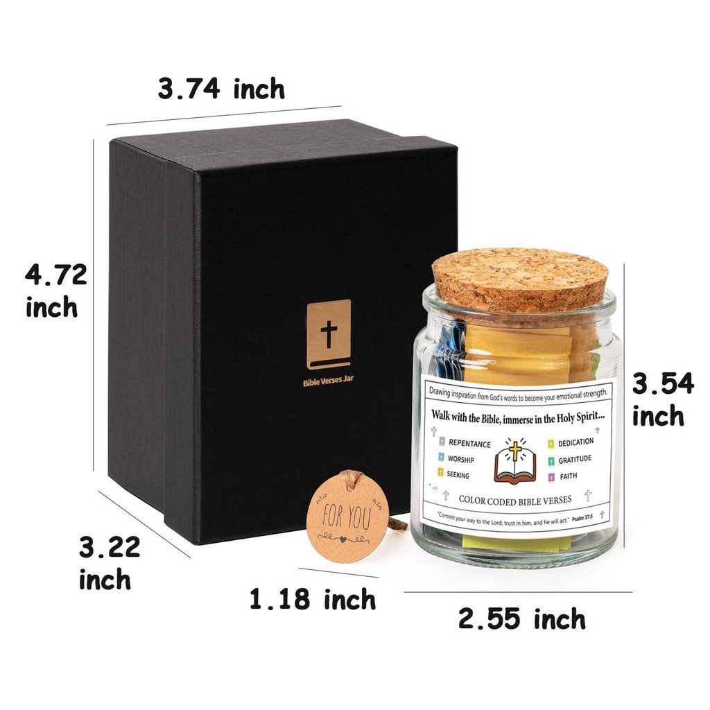 Bible Verse Jar, Read Me When Bible Verses Jar,Bible Verse Gifts ...