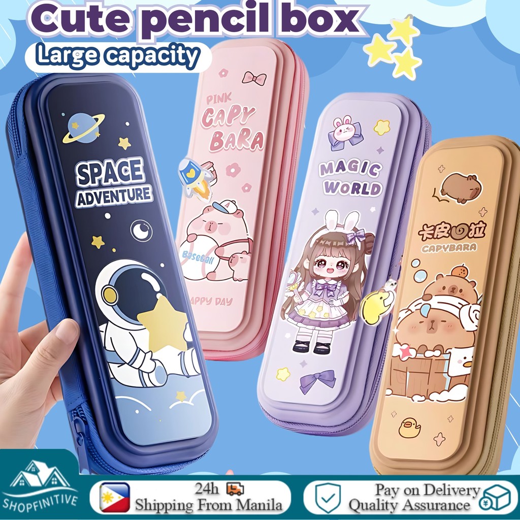 Cute Pencil Case Kawaii Pencil box organizer for boy girls Pen pouch ...