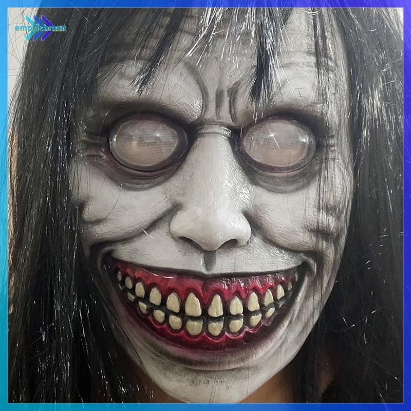 EPMN> Horror The Exorcist Smiling Face Demon Mask Cosplay Evil Creepy ...