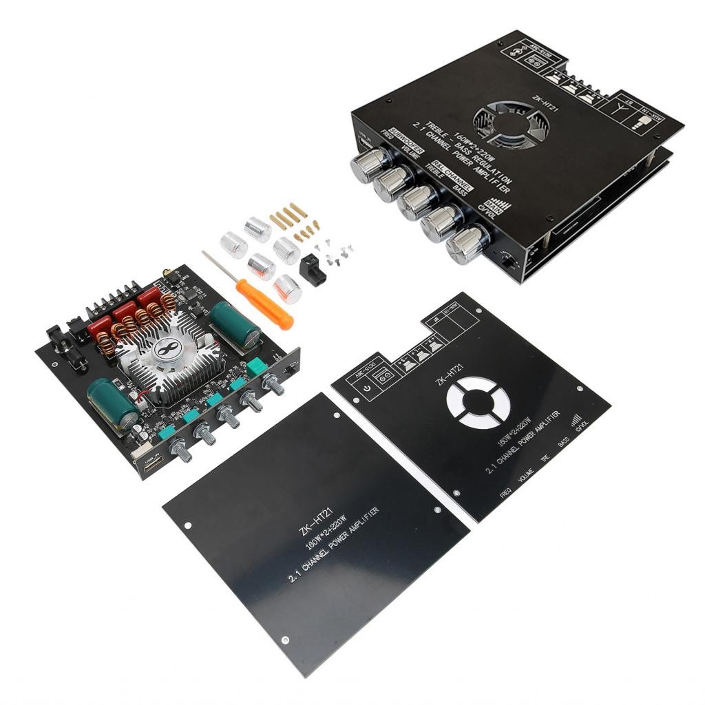 Tominihouse USB Amplifier Board DC15-36V Stereo BT Power Amplifier ...