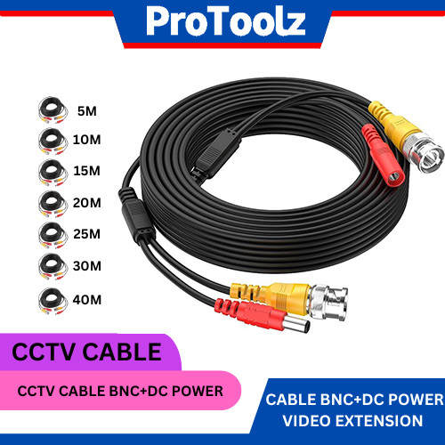 5M 10M 15M 20M 30M 40M BNC RG59 Video Power Siamese Cable Security ...