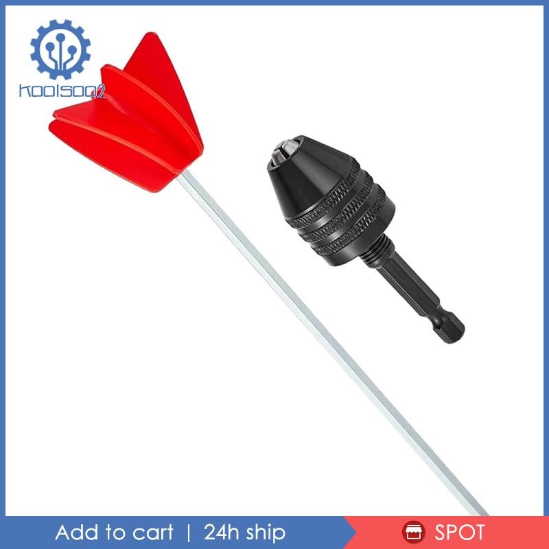 [Koolsoo2] Epoxy Mixer and Paint Mixer Drill Attachment Paint Stirrers ...