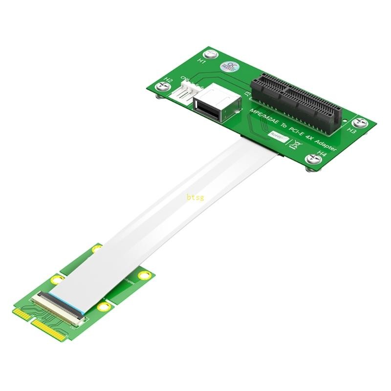 BT Mini PCIe Half mPCIe To PCIe 4x PCI-E Riser x4 Adapter Card for ...