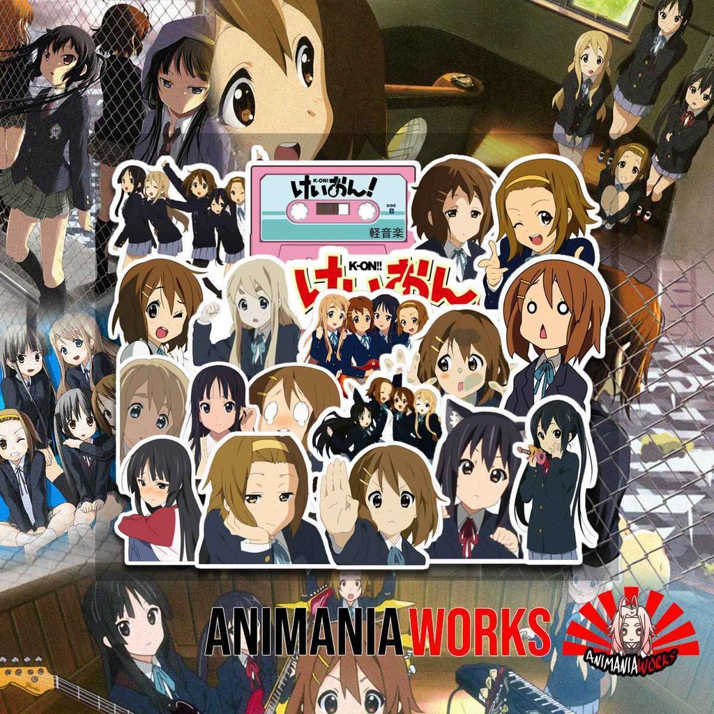 Anime Stickers K-ON!! Anime Sticker Collection Vinyl Waterproof ...