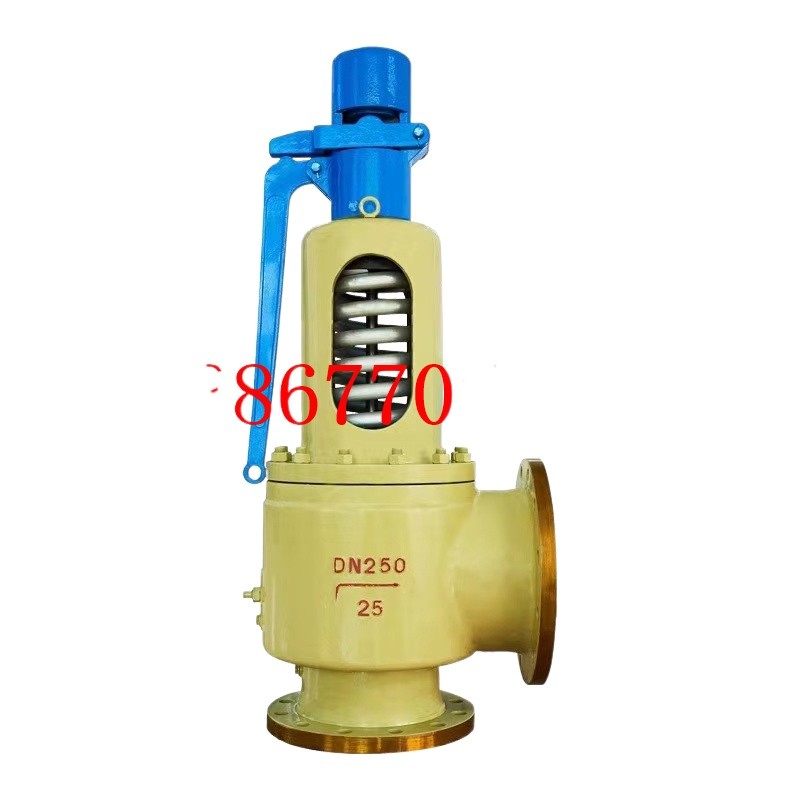 Cast steel safety valve A48Y/H-16/25/40C high temperature boiler steam natural gas spring full ...